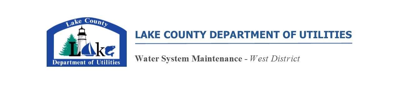 Lake County Department of Utilities Hydrant Flushing List | Willowick Ohio